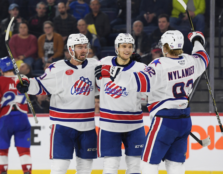 Alex Nylander Leads Amerks to a Shootout Win – LGA 585